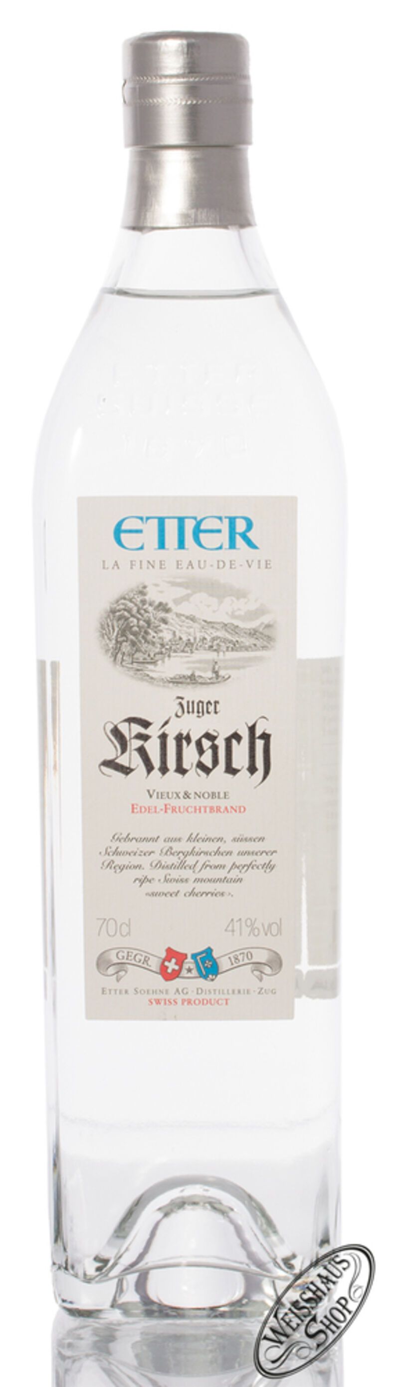 Etter Zuger Kirsch 41% vol. 0,70l | Weisshaus Shop