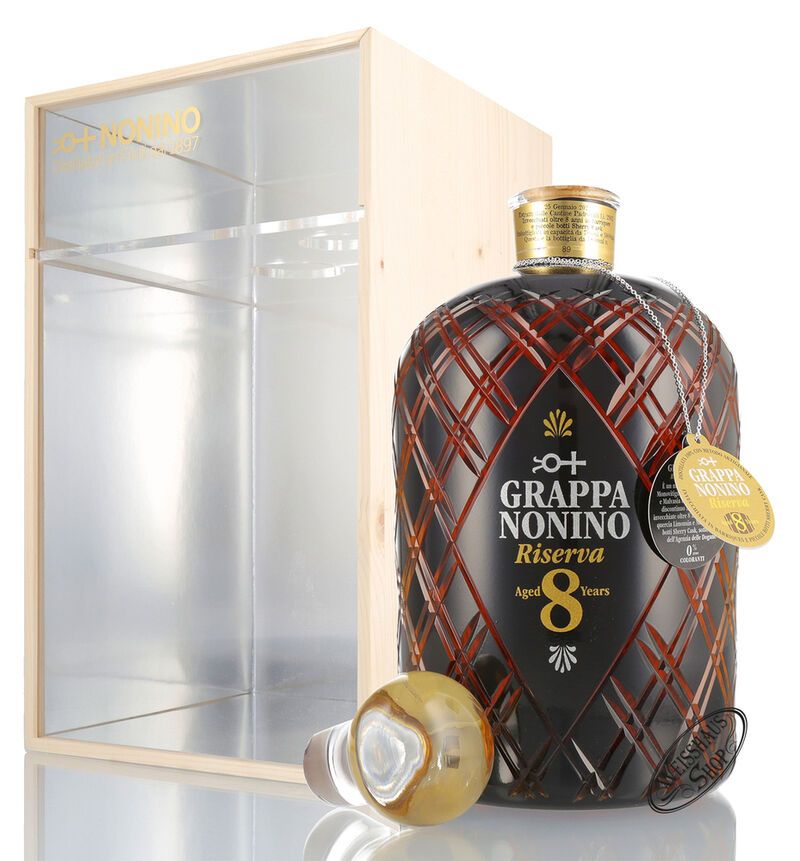 Nonino Grappa Riserva 8 Jahre Barrique 43% vol. 5,8l | Weisshaus Shop