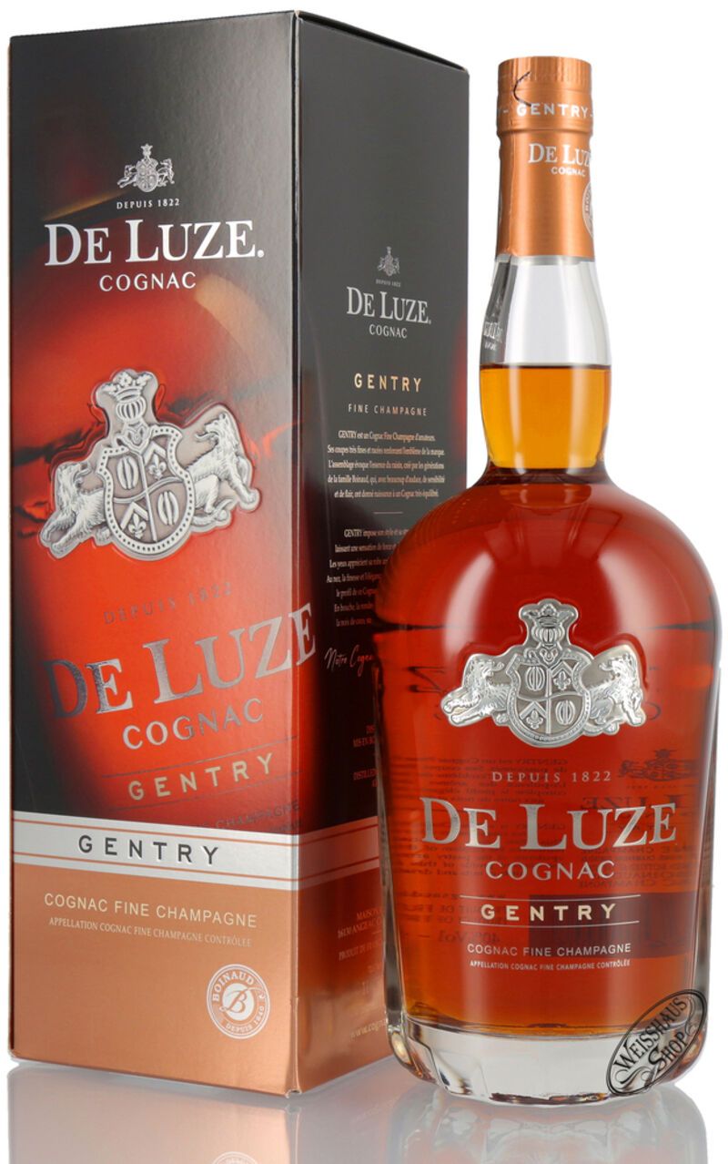 De Luze VS Fine Champagne Cognac Gentry 40% vol. 1,0l | Weisshaus Shop