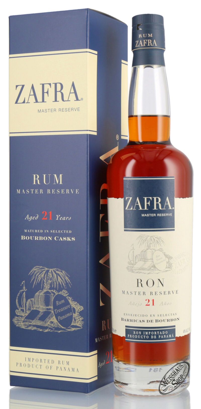 Zafra Master Reserve 21 YO Rum 40% vol. 0,70l | Weisshaus Shop