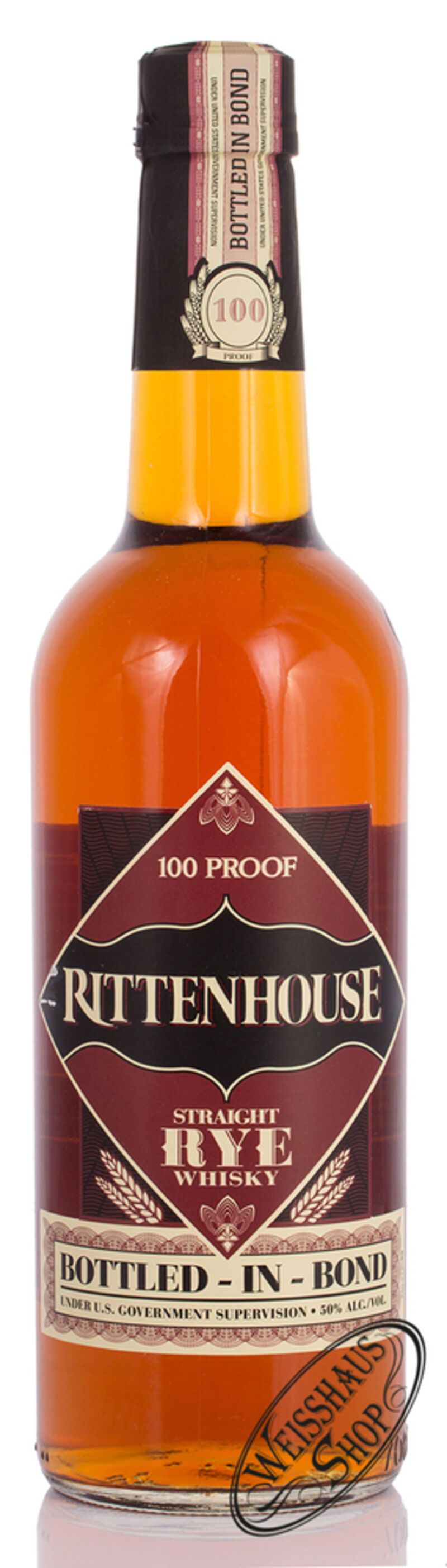 Rittenhouse 100 Proof Rye Whiskey 50% vol. 0,70l | Weisshaus Shop