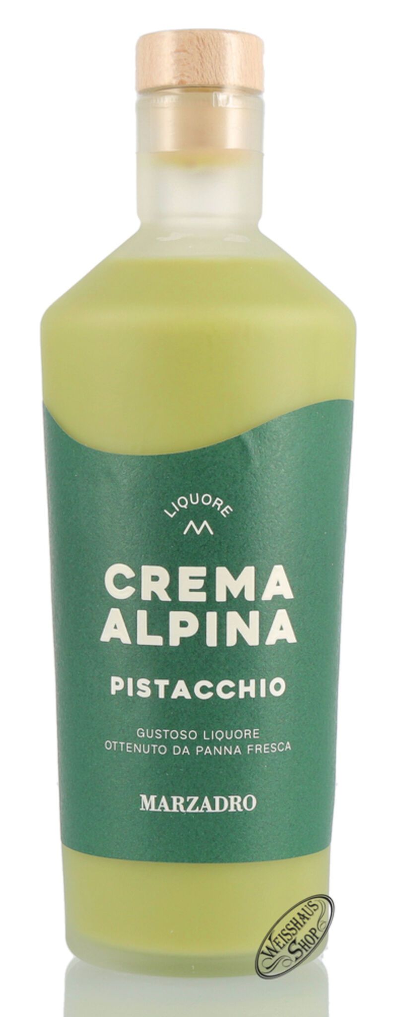 Marzadro Crema Alpina Pistacchio Likör 17% vol. 0,70l | Weisshaus Shop
